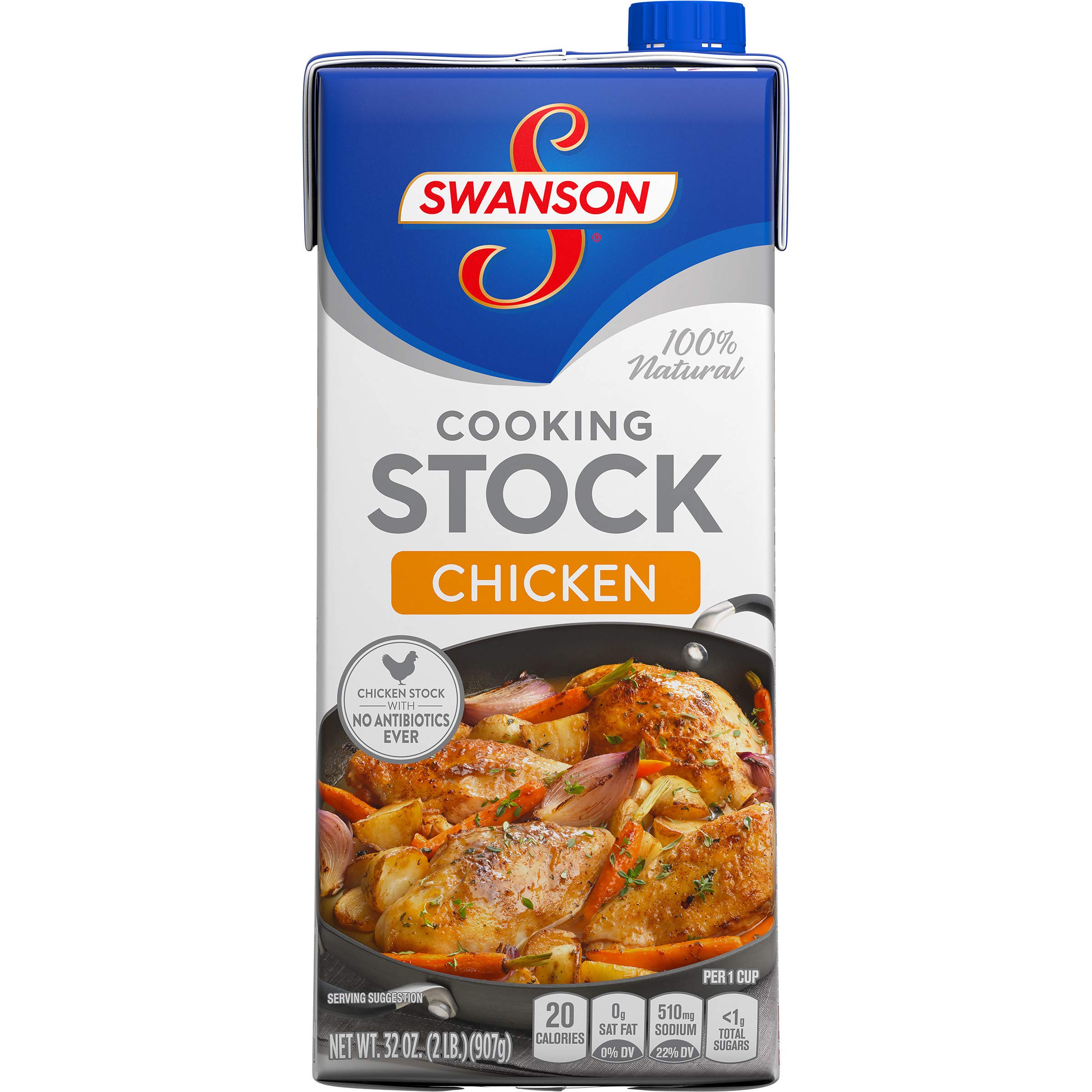 Mua Swanson Chicken Stock, Cooking Stock, 32 Ounce Resealable Carton ...