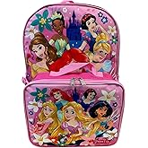 Amazon.com | Princess Girl's 16" Backpack W/Detachable Lunch Box | Kids ...