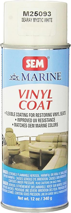 Amazon.com: SEM M25093 Sea Ray Mystic White Marine Vinyl Coat - 12 oz ...