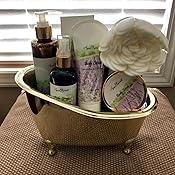 Amazon.com : Spa Gift Baskets For Women - Luxury Bath Set With Lavender ...