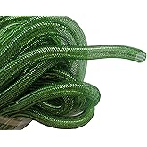 Amazon.com: YYCRAFT 25 Yards Mesh Tube for Craft Deco Flex for Wreaths ...
