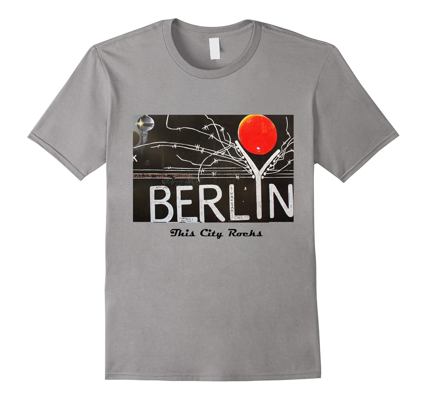 Berlin Printed Design Tshirt T shirt Shirts Tee Art Artvinatee