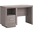 Amazon.com: Sauder Hayes Garden Desk with File Drawer, Ashen Oak Finish ...
