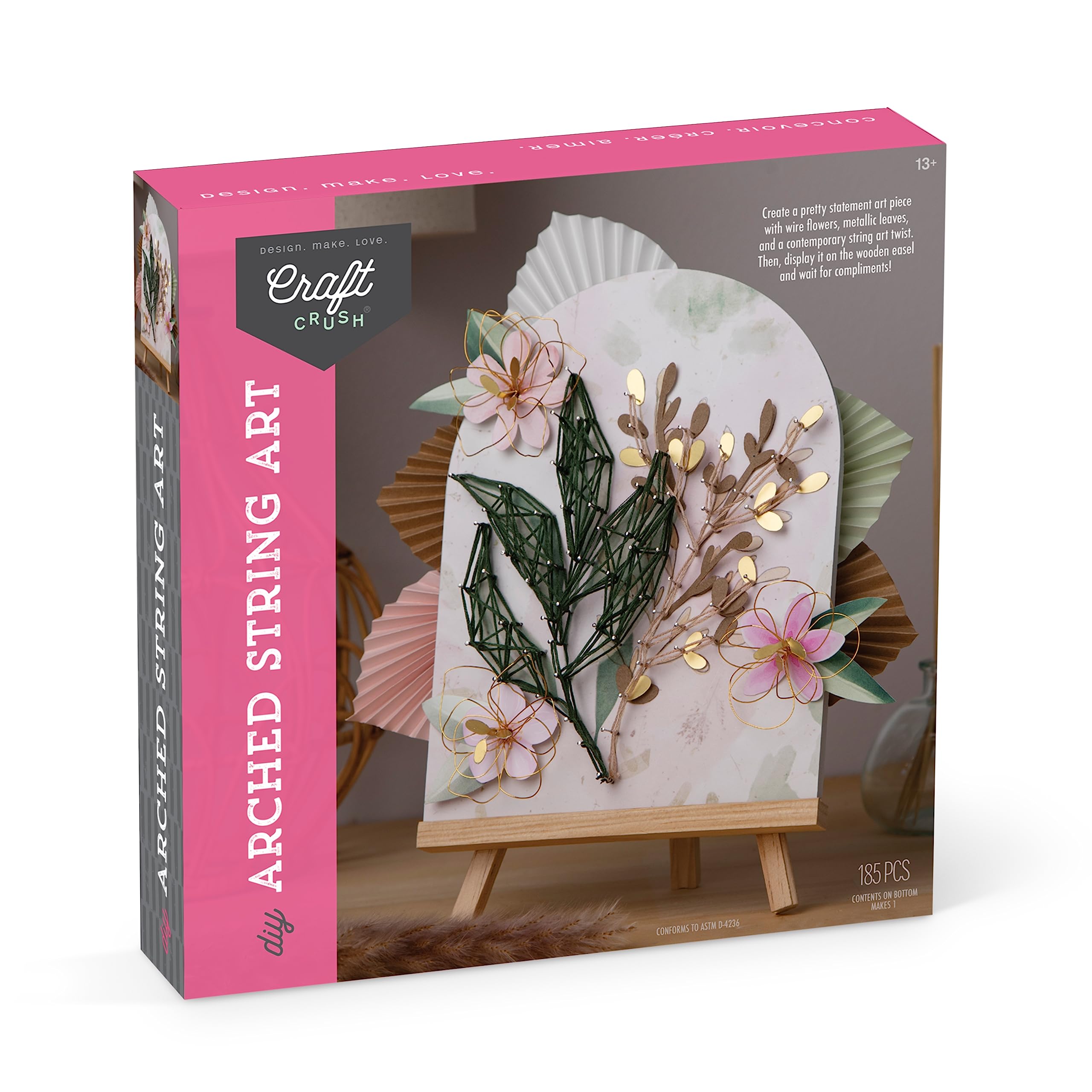 Mua DIY String Art Craft Kit - Floral Interior Design DIY Activity for ...