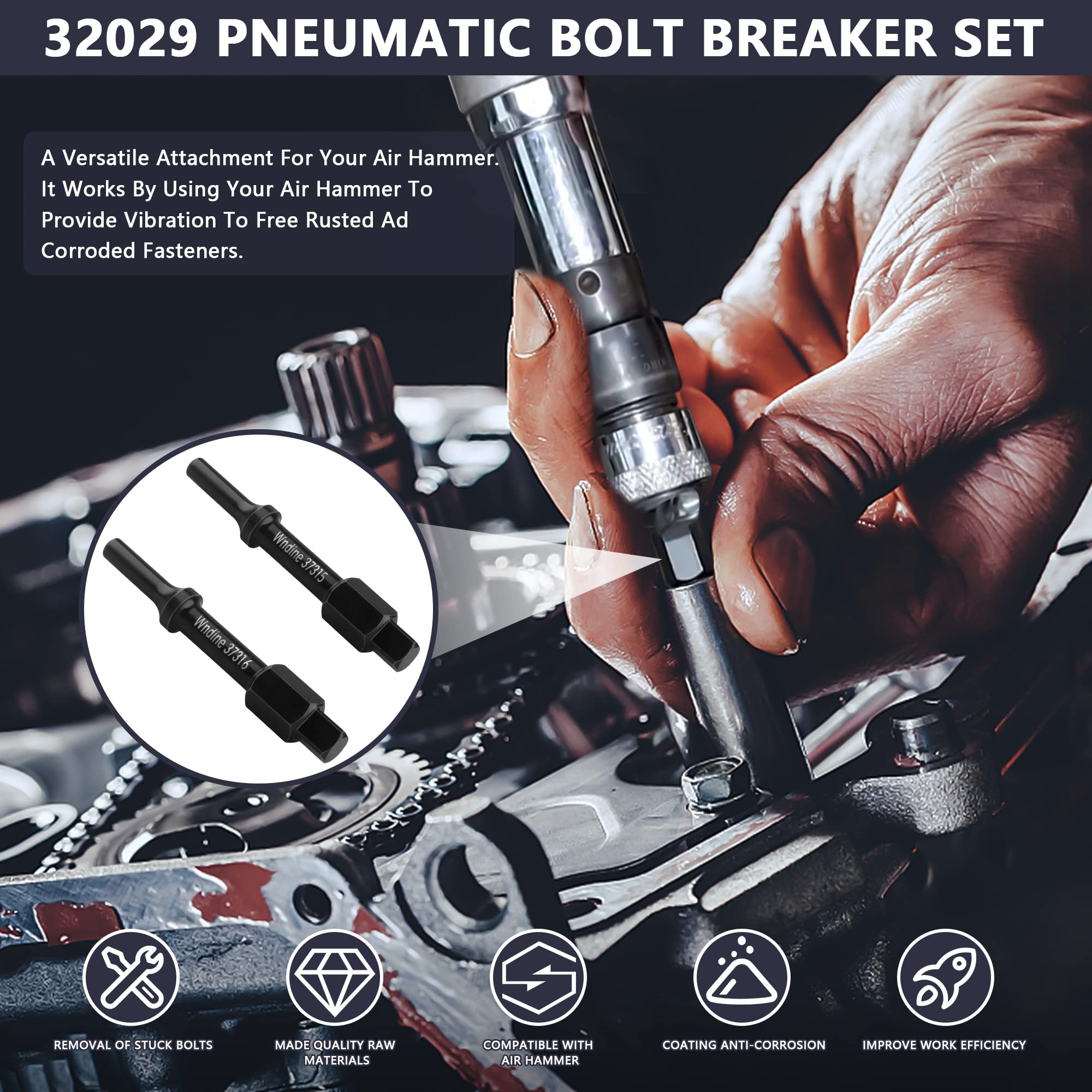 Mua 32029 Pneumatic Bolt Breaker Set, Pneumatic Bolt Breaker Set 37315 ...