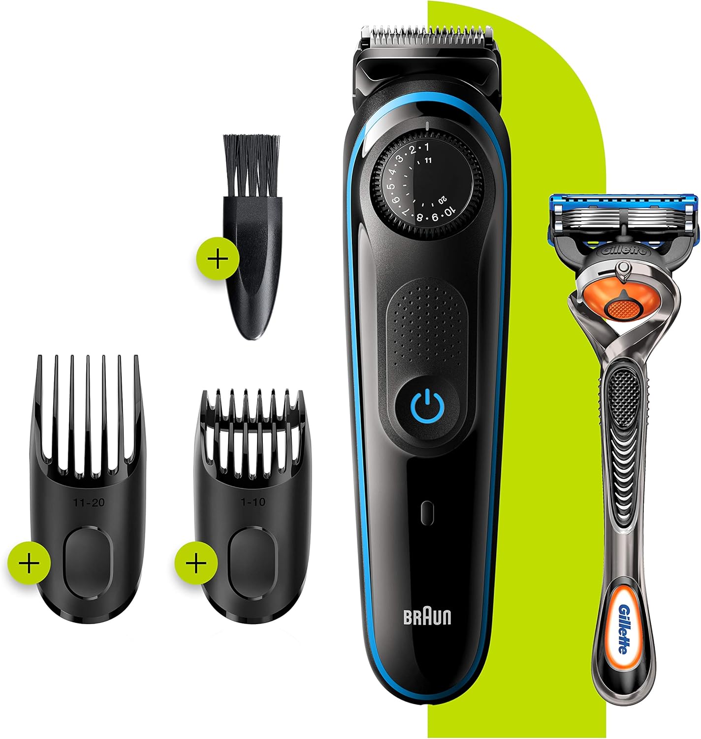 Braun Beard Trimmer BT3240, Trimmer and Hair Clipper for men, 39 Length ...