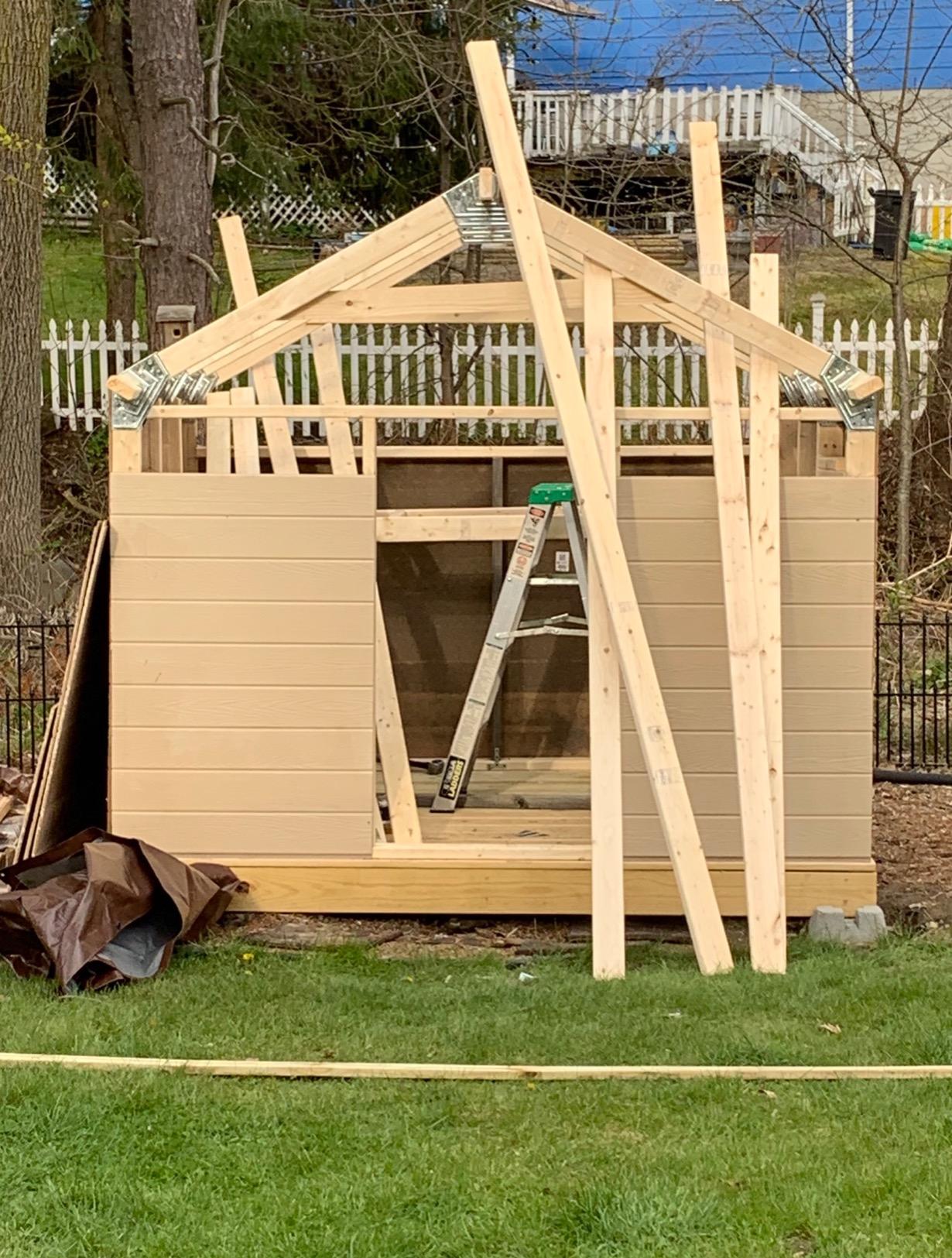 $8/mo - Finance EZBUILDER 70187 Peak Style Shed Instant Framing Kit, 7 ...