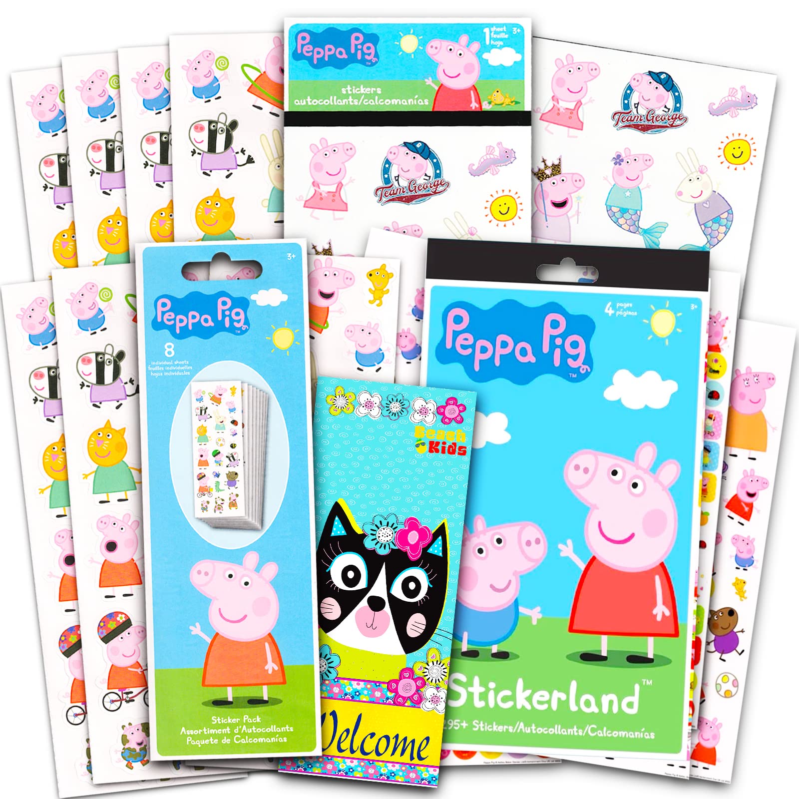 Mua Peppa Pig Sticker Sheet Bundle for Boys and Girls - 14 Sheets Peppa ...