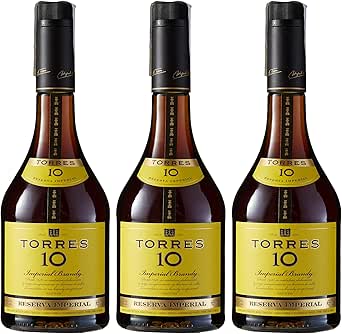 Torres 10, Brandy - 3 botellas de 70 cl, Total: 2100 ml: Amazon.es ...