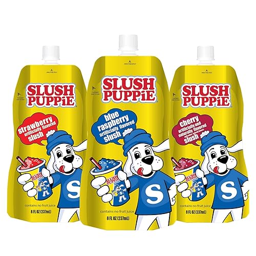SLUSH PUPPiE 8 fl oz Pouches, Variety Pack, 12 Count in Kuwait | Whizz ...