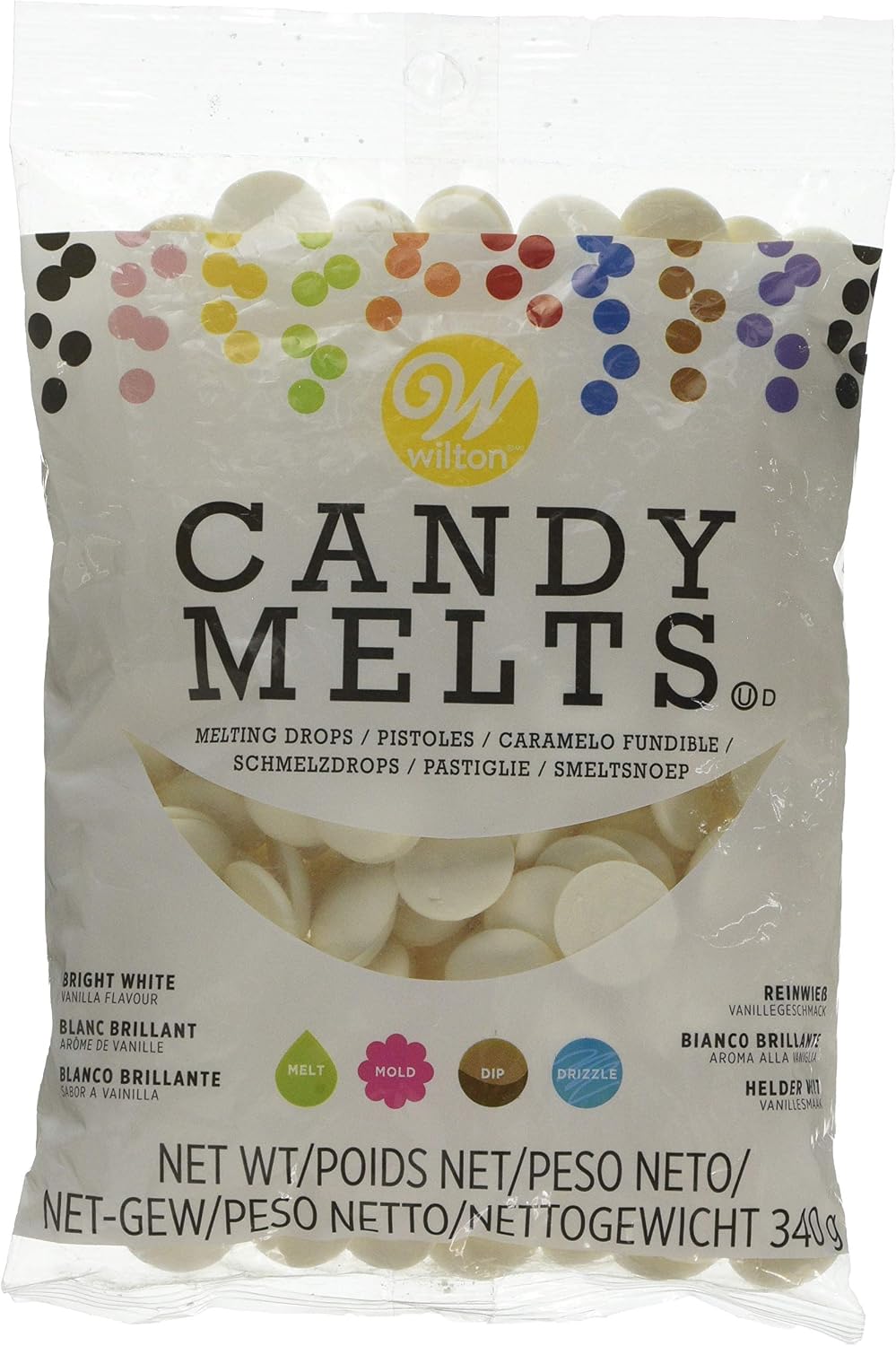 Wilton Bright White Candy Melts, 340 g: Amazon.co.uk: Grocery