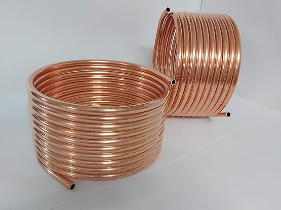 Spirale in rame tubo 18 X 1 mm morbido in 10 m con diametro di ...
