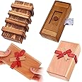 Amazon.com: Puzzle Box 3 Pack Wooden Secret Puzzle Box with Hidden Compartment 3D Brain Teaser ...