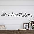 Amazon.com: Home Sweet Home Wall Decor - Decorative Metal Cursive ...