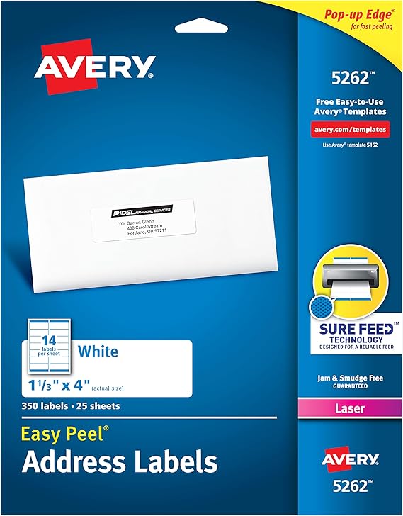 Avery Templates 5262