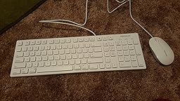Amazon.com: Macally 104 Key USB Wired Keyboard with Apple Shortcut Keys ...