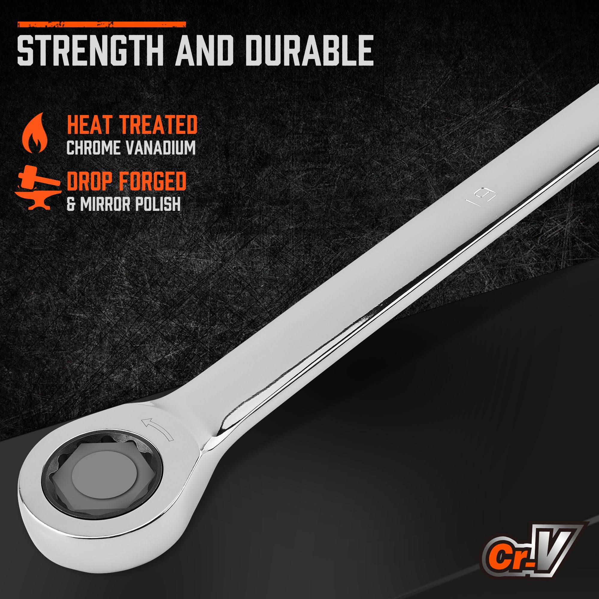Mua HORUSDY 9-Piece Extra Long Ratcheting Wrench Set with Tool Bag ...
