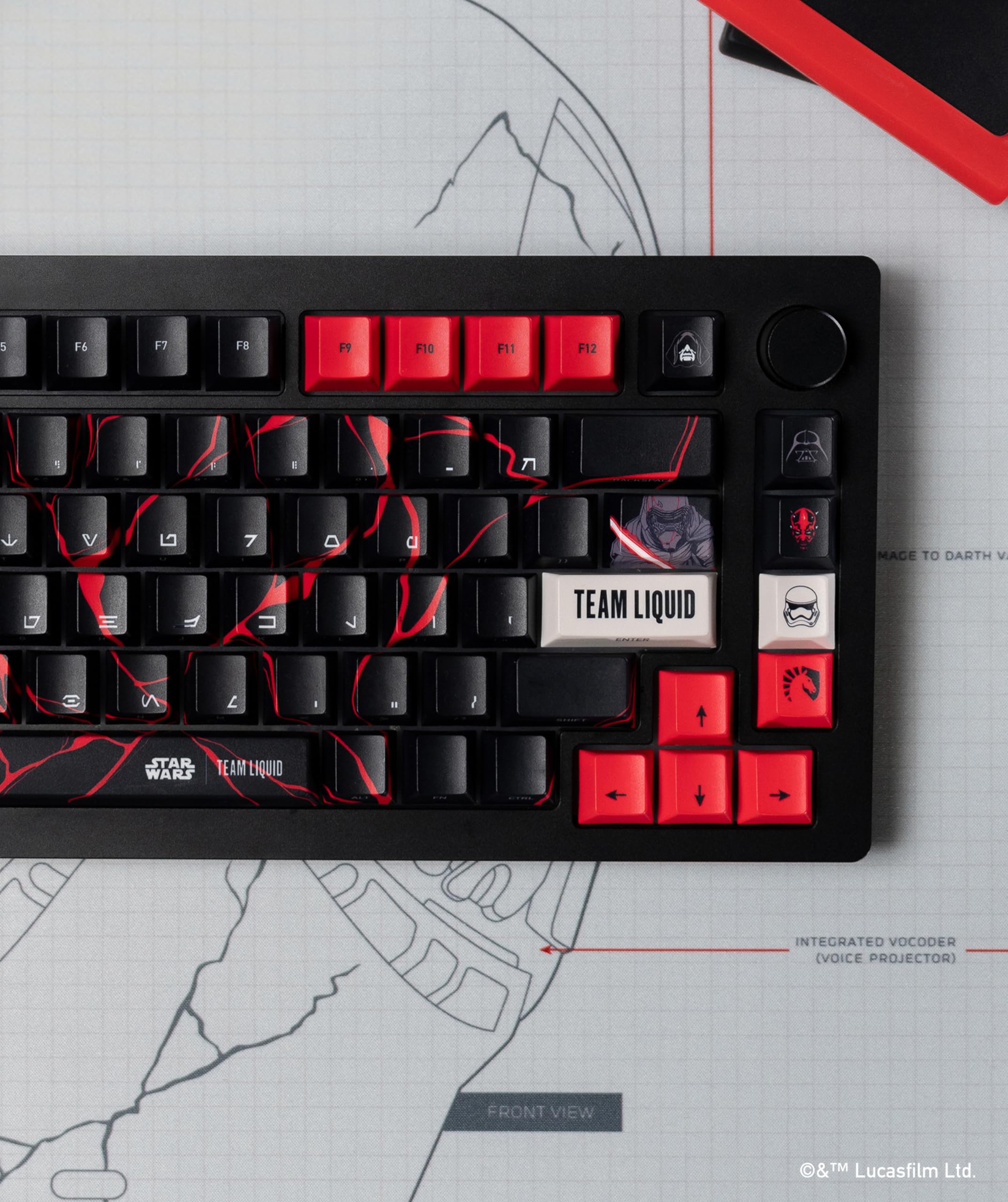 Team Liquid Star Wars Dark Side PBT Dye Sublimation Keycaps For ...