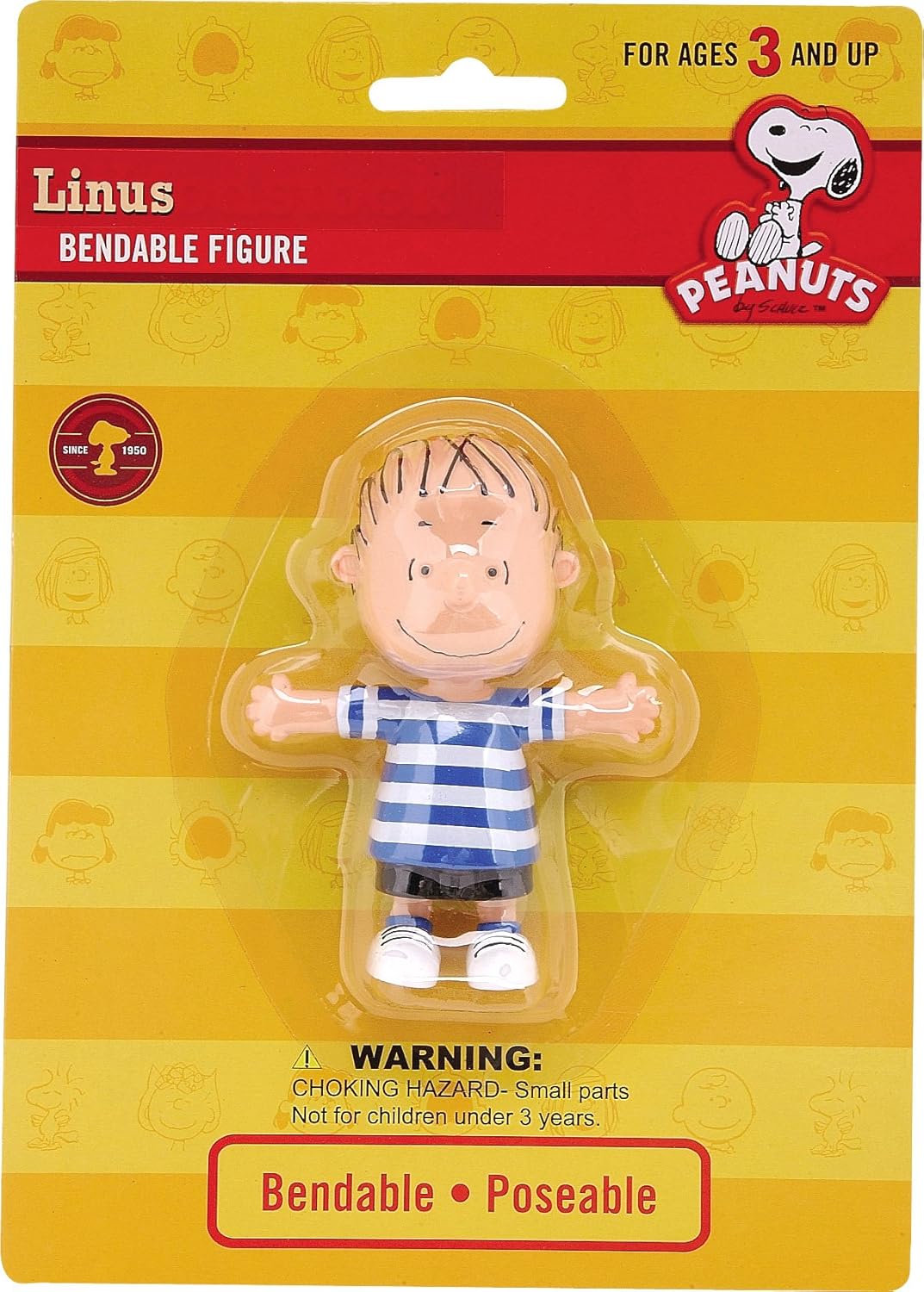 Amazon.com: Peanuts/Linus 4" Bendable: Toys & Games
