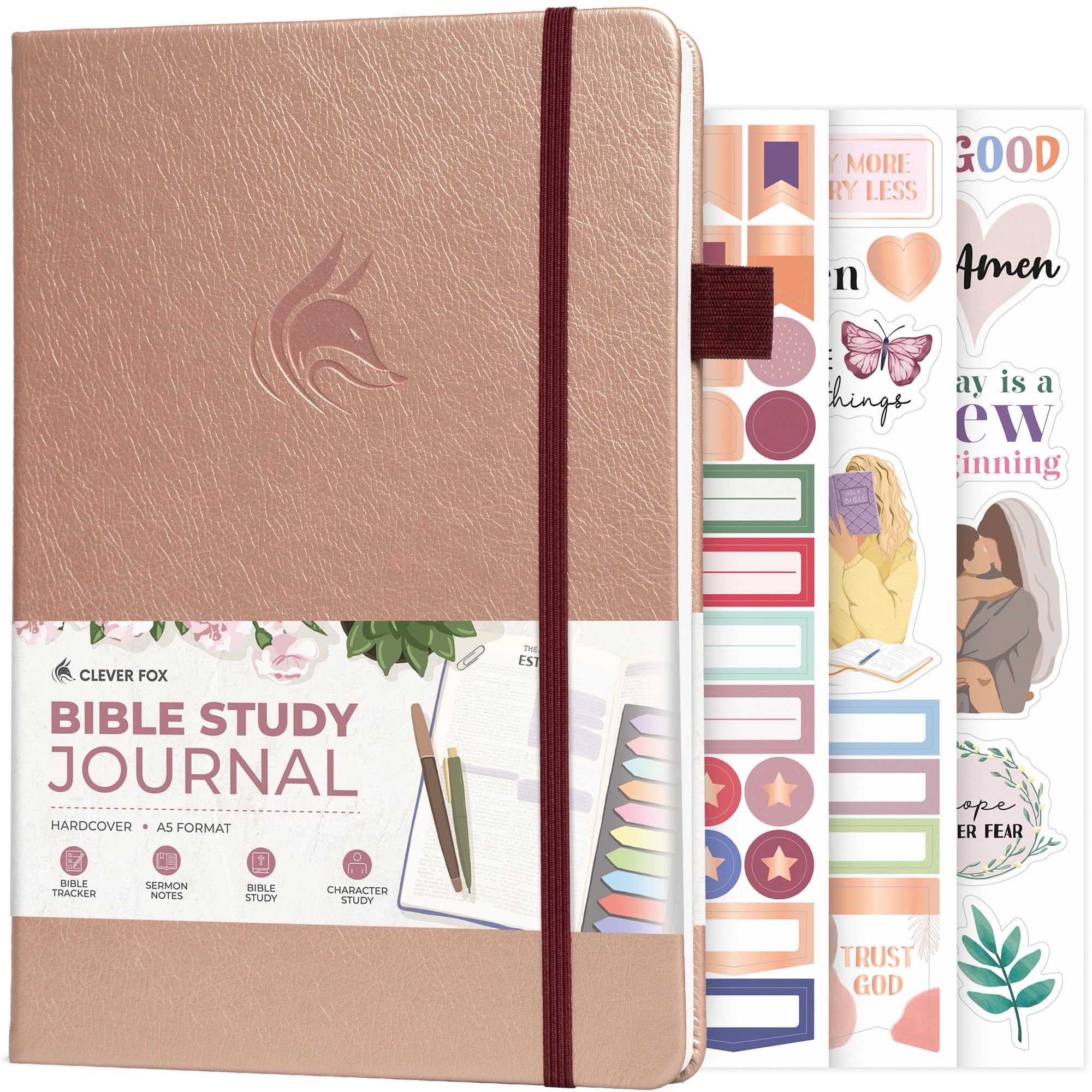 Clever Fox Bible Study Journal – Church Notes Notebook – Note Taking ...