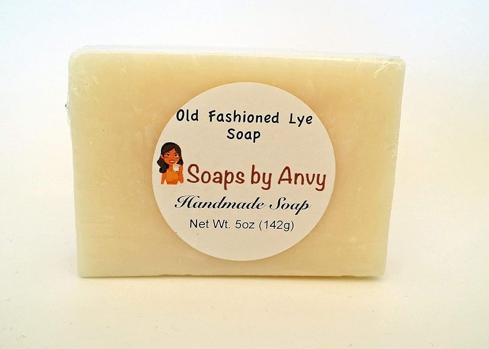 Amazon.com: Old Fashioned Lye Soap Organic Natural Handmade Bar for ...