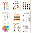 Amazon.com: 9 Calming Corner Posters, Feelings Chart for Kids, Calm ...