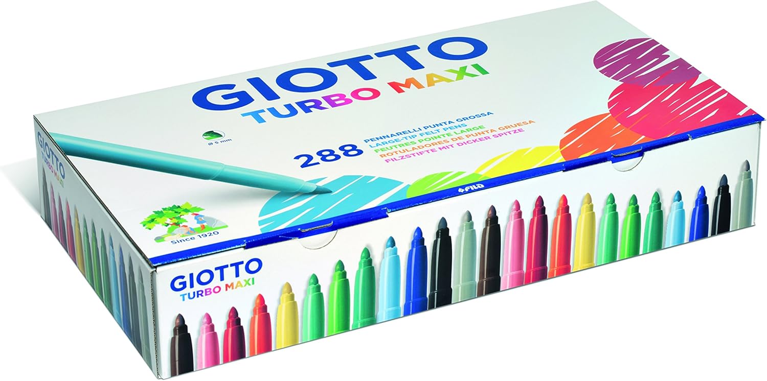 GIOTTO TURBO MAXI 288 SCHOOL PACK – BigaMart