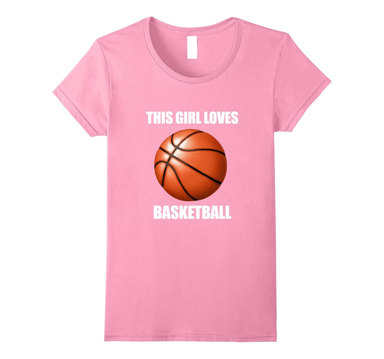 Basket Ball T-Shirt, This Girl Loves Basketball TShirt Gift.-Art ...