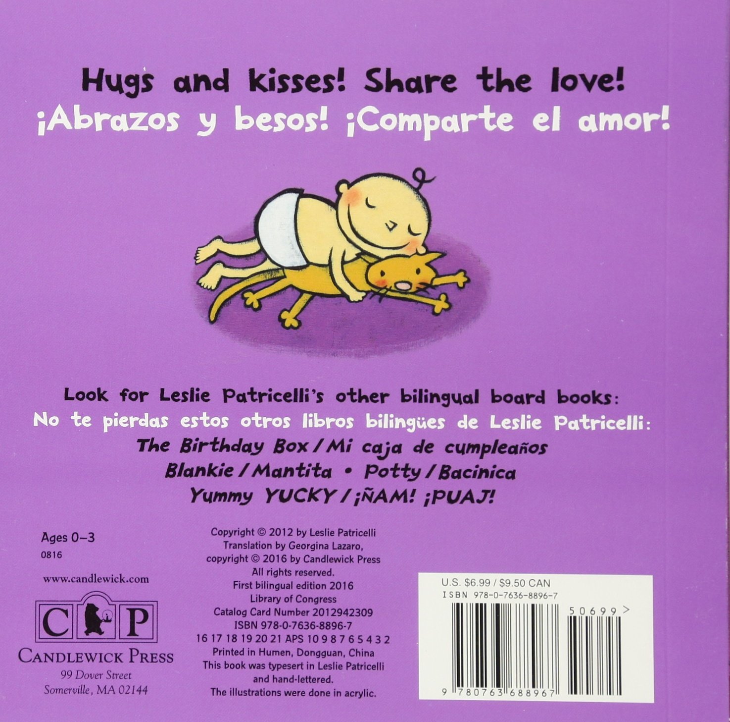 Huggy Kissy/Abrazos Y Besitos (Leslie Patricelli Board Books) on ...