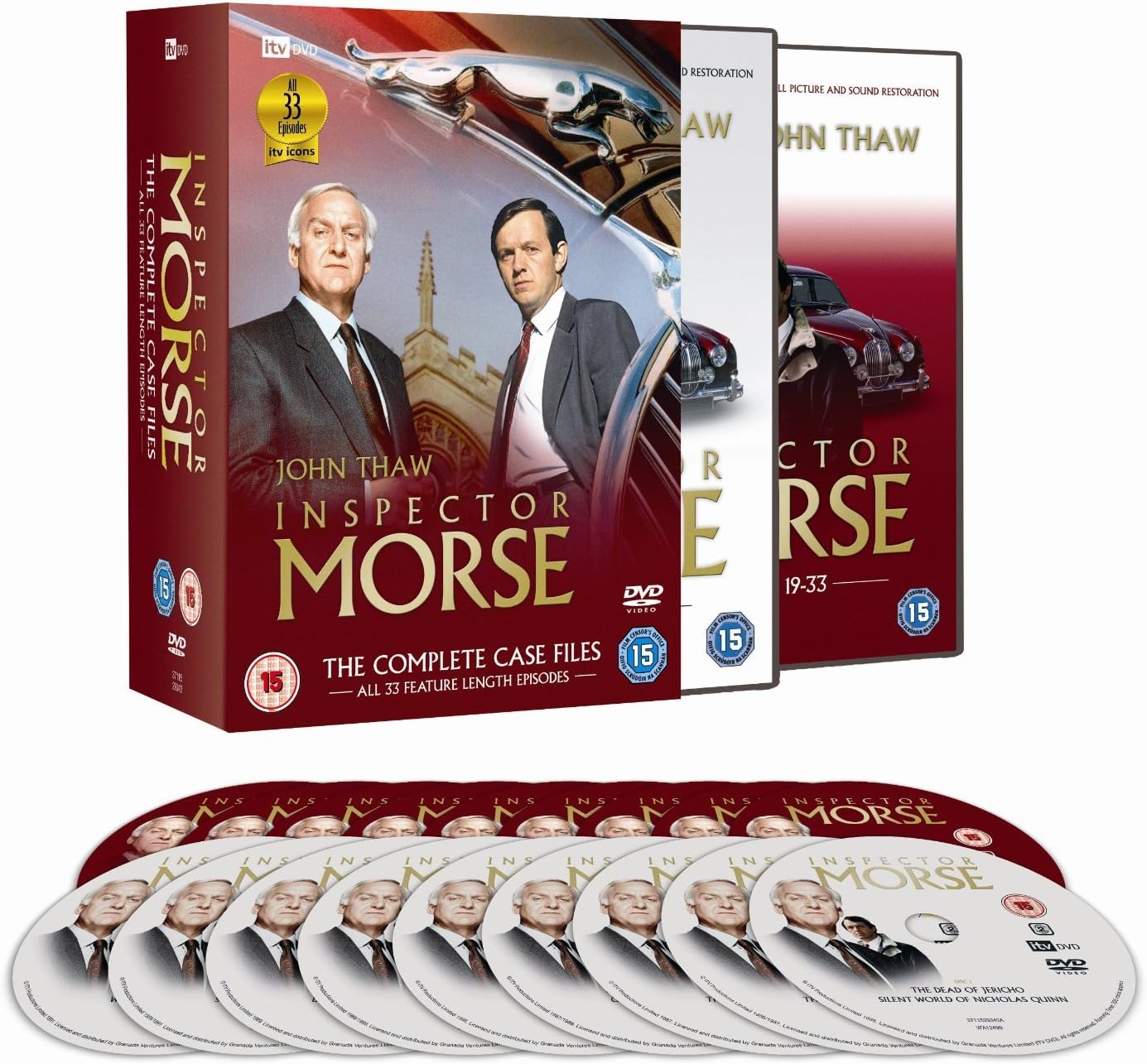 Inspector Morse Classic ITV TV Detective Series Complete Collection ...
