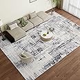 Amazon.com: Vamcheer Washable Abstract Area Rug - Contemporary Style ...