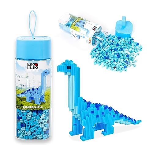 Pix Brix Pixel Art kit Puzzle Bricks – Dinosaur Series, Brachiosaurus ...