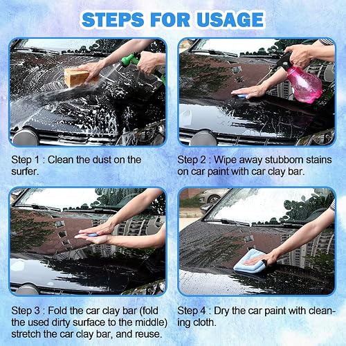 Auto Detailing Clay Bars 5-Pack Car Clay Bar Kit 500g - Premium Auto ...