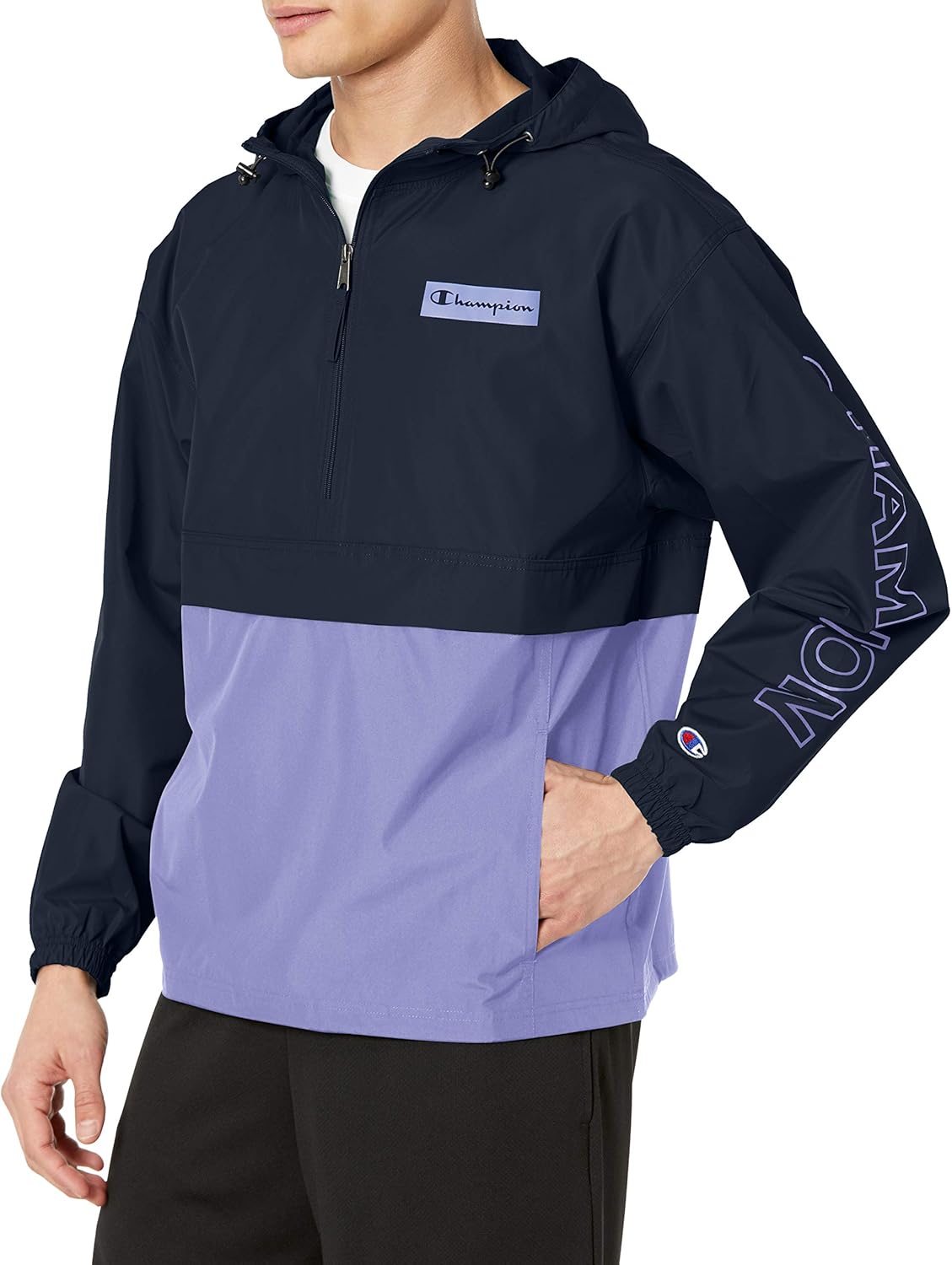 Champion mens Stadium Colorblocked Packable Jacket: Amazon.ca: Clothing ...