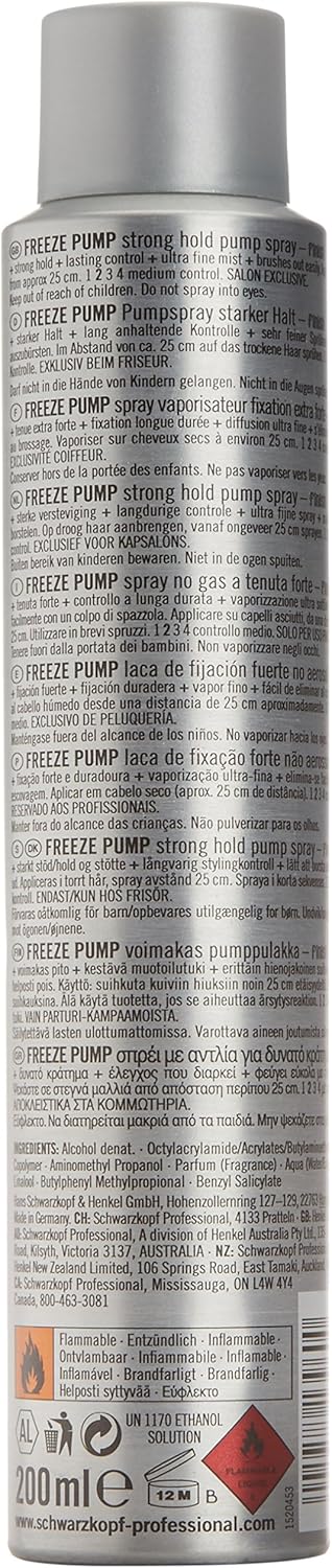 Schwarzkopf Osis Freeze Pump Spray 200ml – BigaMart
