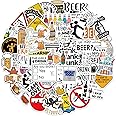 Amazon.com: 50Pcs Funny Alcoholism Stickers for Water Bottles Vinyl ...