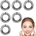 Amazon.com : 6 PCS Flexible Plastic Circle Hair Combs with Teeth for ...