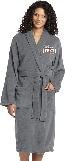 Personalized Embroidered Robes for Women - Custom SPA Robe ...