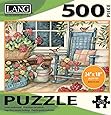 Amazon.com: LANG - 1000 Piece Puzzle -"Mason Flowers", Artwork by Susan ...