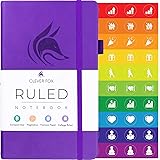 Amazon.com : Clever Fox Dotted Notebook - Dot Grid Bullet Numbered ...