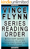 VINCE FLYNN COMPLETE SERIES READING ORDER: Mitch Rapp series in ...
