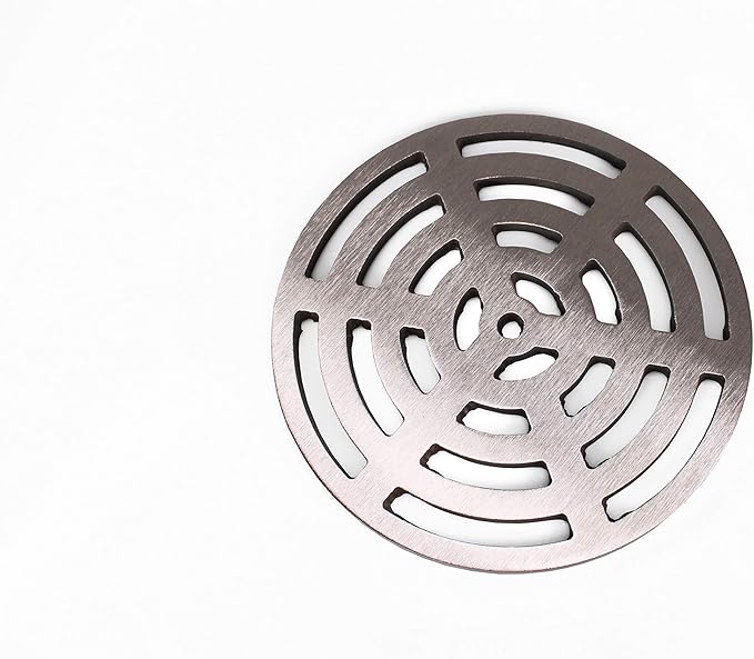 160mm Round Stainless Steel Solid Metal Steel Gully Grid Heavy Duty ...