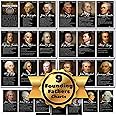 Amazon.com : Founding Fathers US history 9 posters pack (9x18M) Young N ...