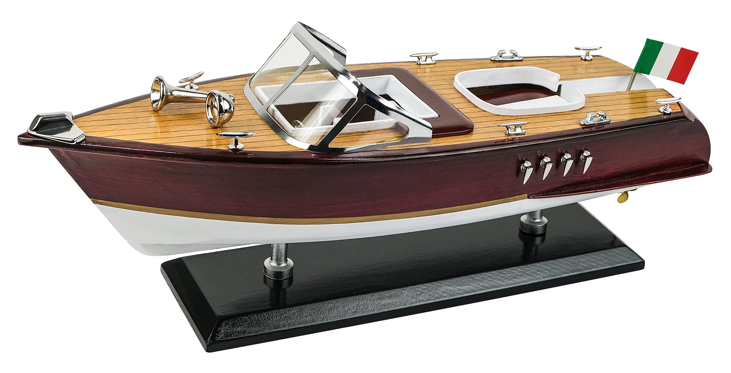 SAILINGSTORY Wooden Model Boat Riva Aquarama Speedboat 1/20 Scale ...