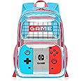 Amazon.com | JIRAIKEI Kids Clear Backpack for Boys - Gamer Boys Clear ...