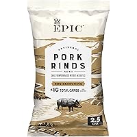 Amazon.com: Epic Provisions Sea Salt & Pepper Pork Rinds Keto Friendly ...