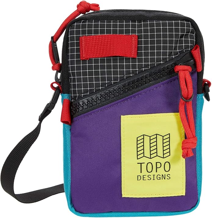 Topo Designs Mini Shoulder Bag Purple/Black Ripstop One Size: Amazon.ca ...