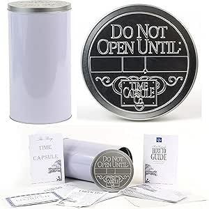 Amazon.com: DIY Gifts - Time Capsule Keepsake Kit Storage Container Tin ...
