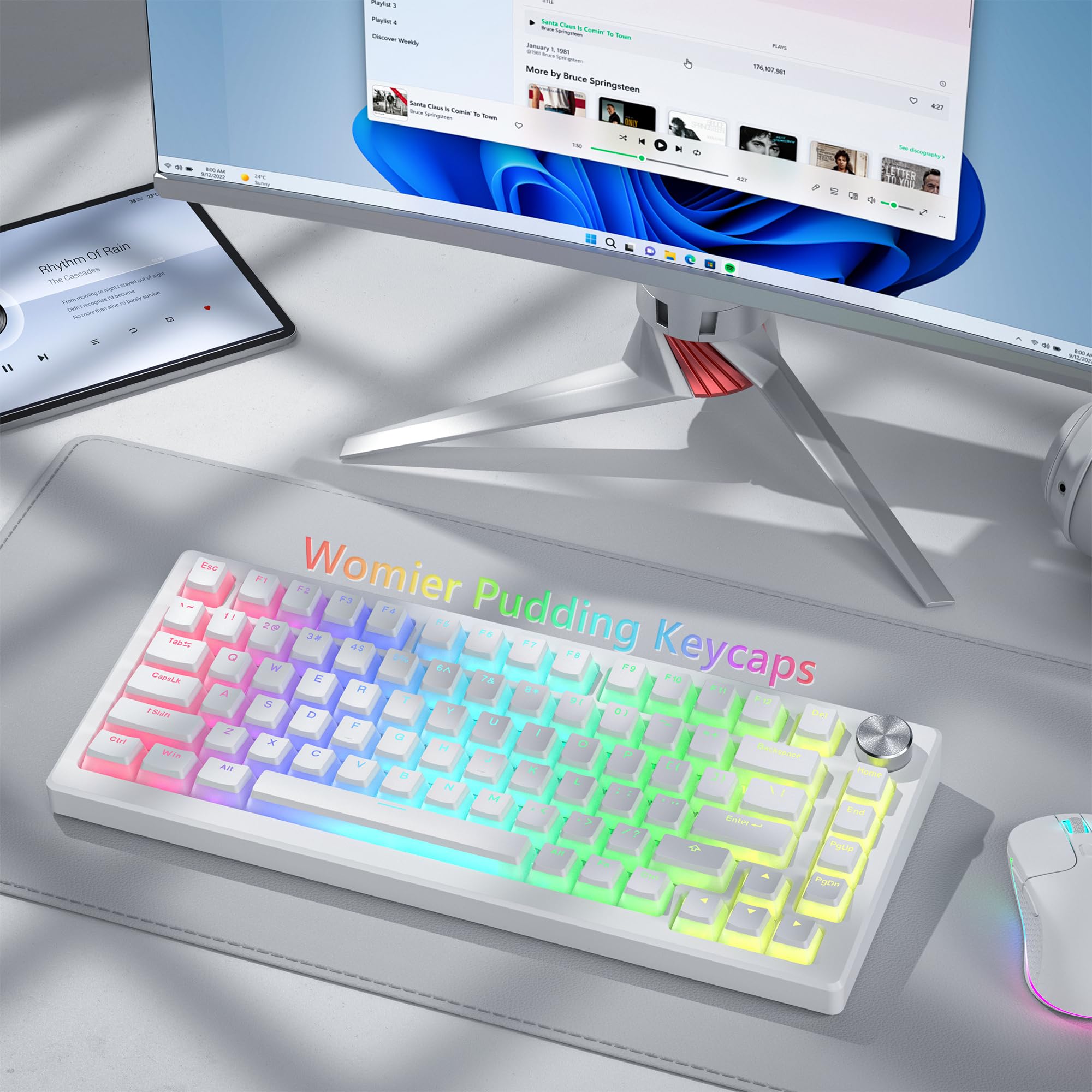 Mua Womier Pudding Keycaps, Black PBT Keycaps 100 percent keyboard 130 ...