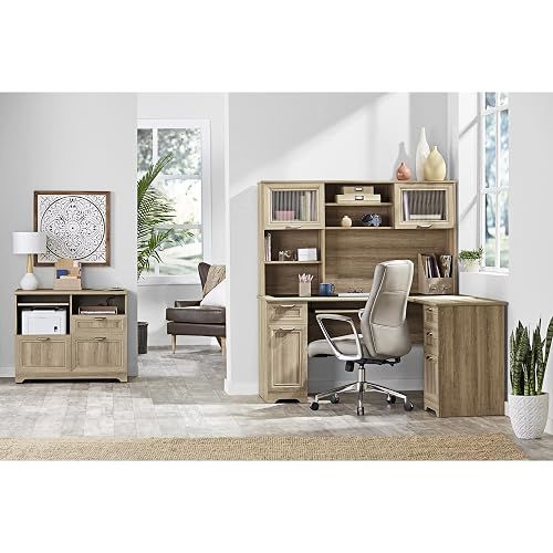 Realspace Magellan Collection Lshaped Desk Matching Hutch Various